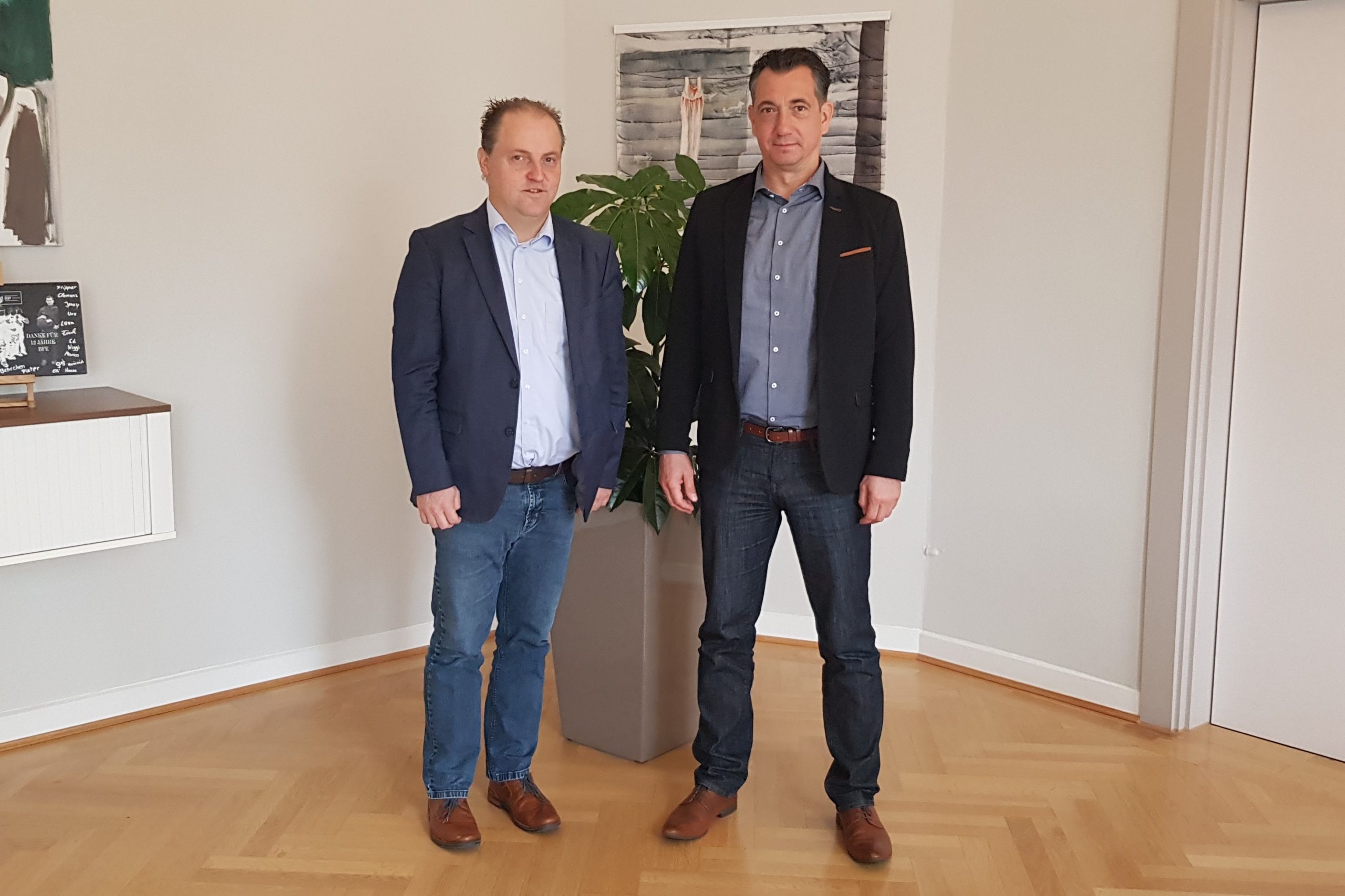 Bei OB Emanuel Letz zu städtischen Themen - Michael Simon, MdL